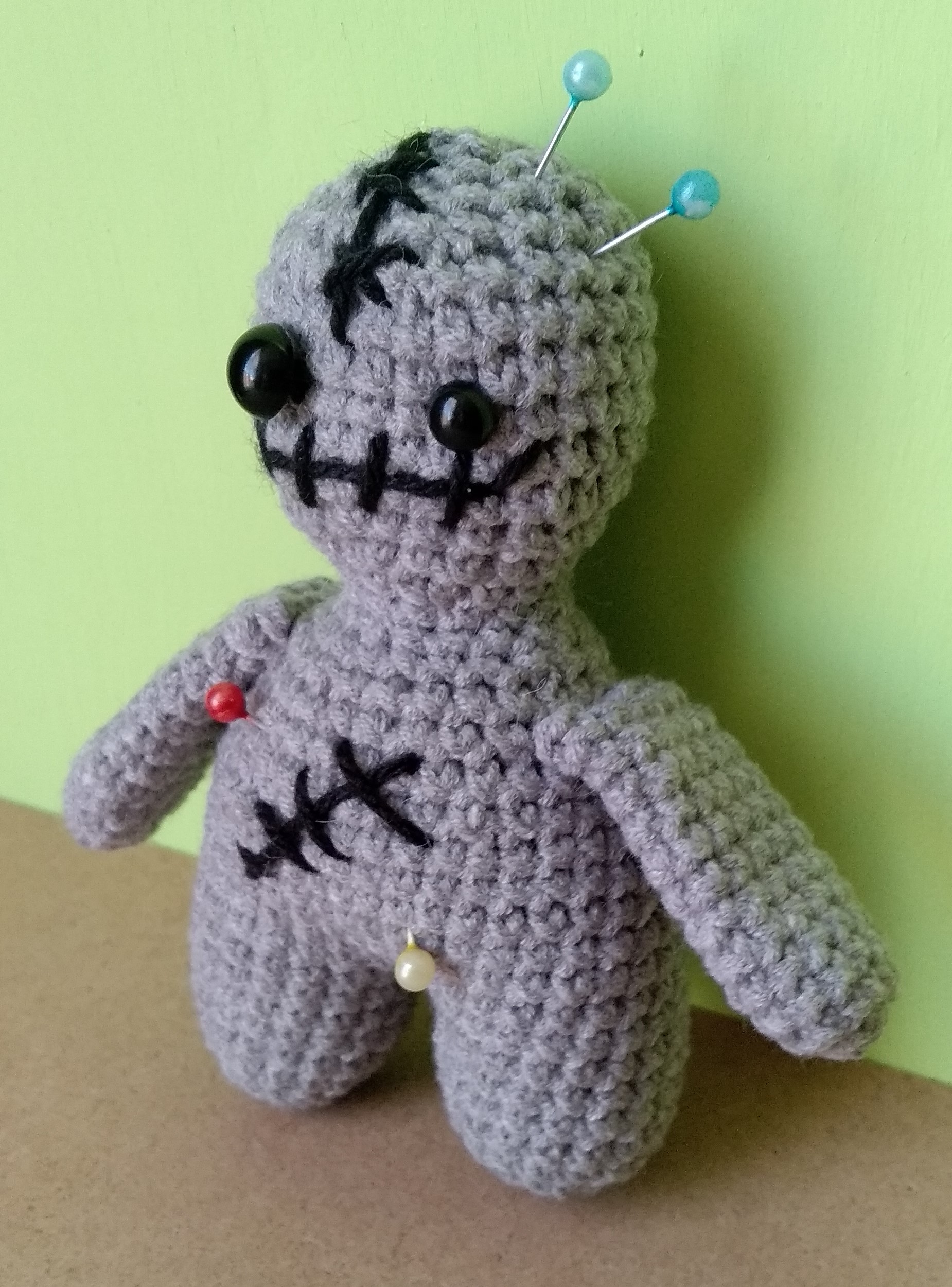 Día 15 - Muñeco Vudú - Reto Halloween - Tejiendo Crochet